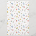Soft Pastel Ornate Spring Garden Chic Wedding Menu | Zazzle