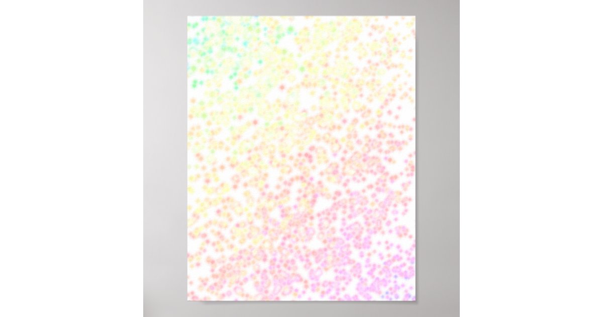 soft pastel rainbow background poster | Zazzle