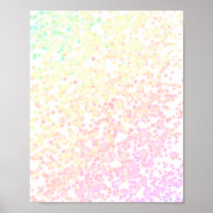 soft pastel rainbow background poster | Zazzle.com