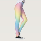 Soft Pastel Rainbow Gradient Leggings | Zazzle
