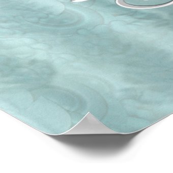 Soft Pastel Shades of Sage Green Poster | Zazzle