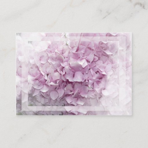 Soft Pink Hydrangea Wedding RSVP Response Card | Zazzle