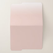 Soft Pink Ombre Office File Folders | Zazzle