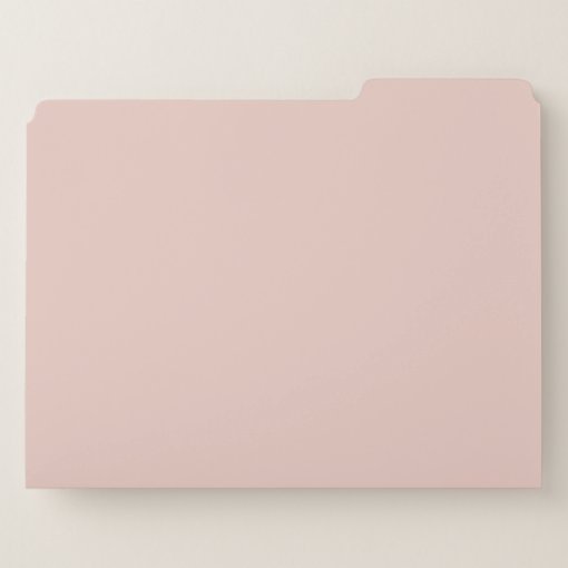 Soft Pink Ombre Personalized Office File Folders | Zazzle