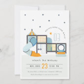 Soft Play Centre Indoor Jungle Gym Kids Birthday Invitation | Zazzle