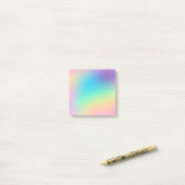 Soft Prismatic Rainbow Gradient Post-it Notes | Zazzle