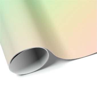 Soft Prismatic Rainbow Gradient Wrapping Paper | Zazzle
