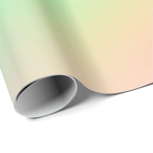Soft Prismatic Rainbow Gradient Wrapping Paper | Zazzle