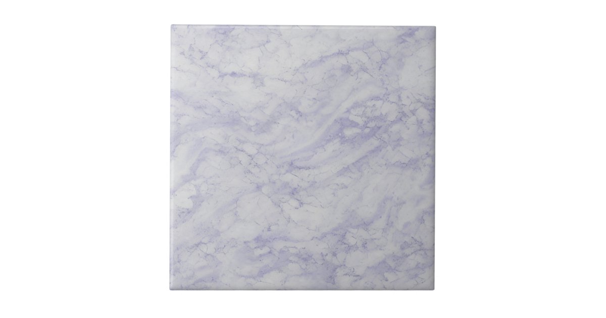 Soft Purple Marble Stones Ceramic Tile | Zazzle