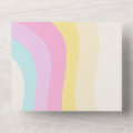 Soft Rainbow Gay Pride LGBTQ Colorful Wedding All In One Invitation ...