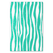 Soft Teal Blue Glitter Zebra Animal Print Tissue Paper | Zazzle