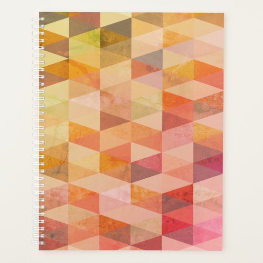 Soft Triangle Geometric Pattern Planner | Zazzle.com