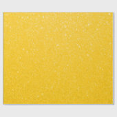 Soft Yellow Glitter Print Wrapping Paper | Zazzle