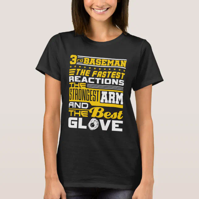 Softball 3rd Baseman Third Base T-Shirt | Zazzle