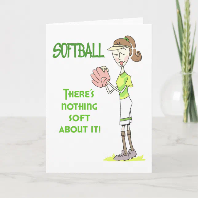 Softball Card | Zazzle