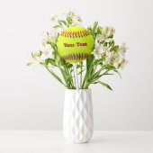 Softball Cutomize Personalize Teal Ball Caoch Balloon | Zazzle