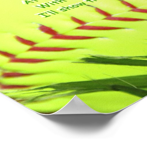 Softball Poem Poster | Zazzle
