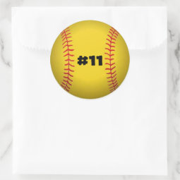 Softball Sticker | Zazzle
