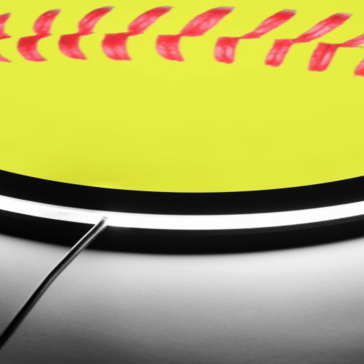 Softball Team Name Custom Text Illuminated Sports LED Sign | Zazzle