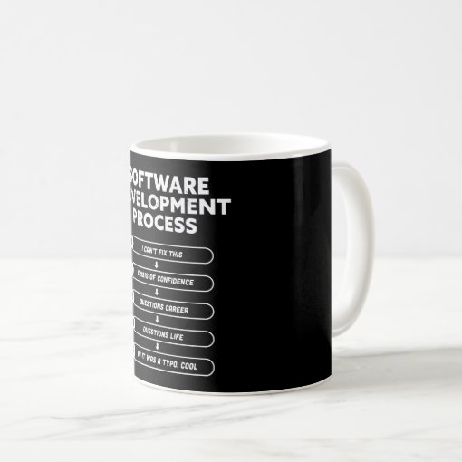 Software Development Process Funny Gift Coffee Mug | Zazzle