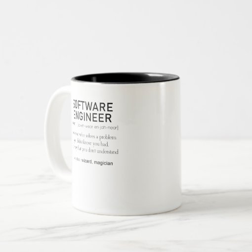 Software Engineer Definition Coder Definition Two-Tone Coffee Mug | Zazzle Software Engineer Definition Coder Definition Two-Tone Coffee Mug | Zazzle