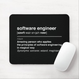 Software engineer mouse pad | Zazzle