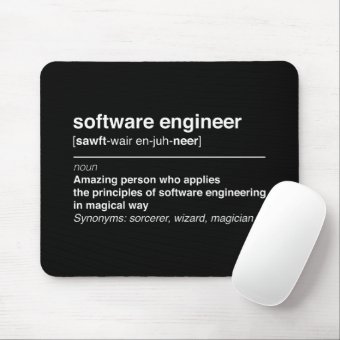 Software engineer mouse pad | Zazzle