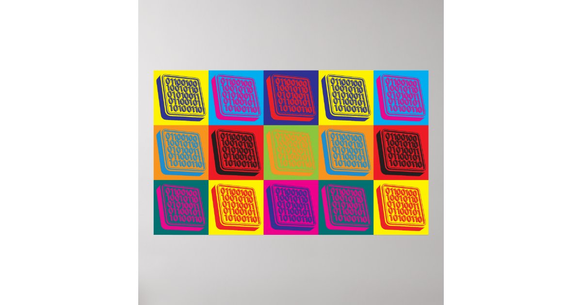 Software Engineering Pop Art Poster | Zazzle