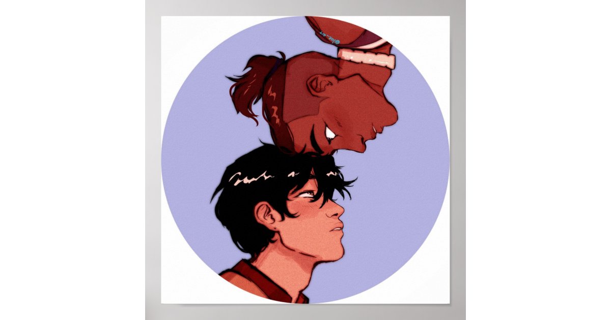 Sokka and Zuko Head Bonk transparent Poster | Zazzle