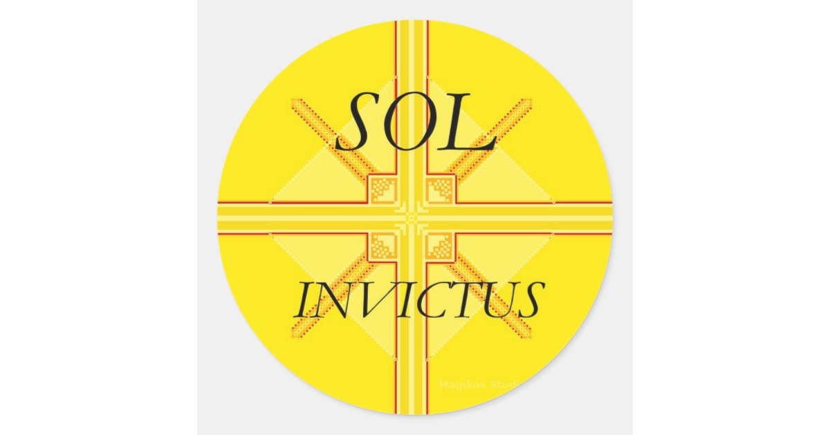 Sol Invictus Stickers | Zazzle