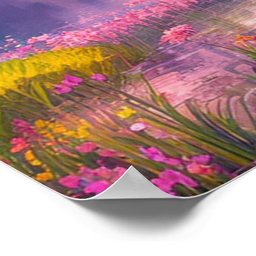 Solace in the Peaceful Forest Oasis Poster | Zazzle