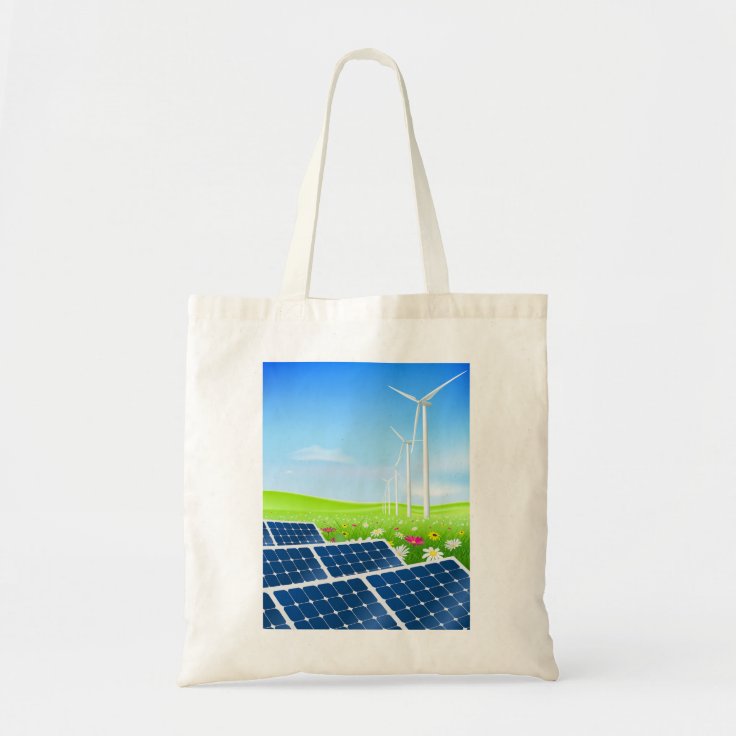 Solar And Wind Power Tote Bag | Zazzle