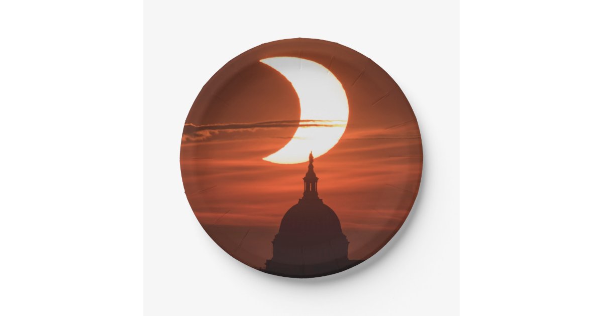 Solar Eclipse 2021 Paper Plates | Zazzle