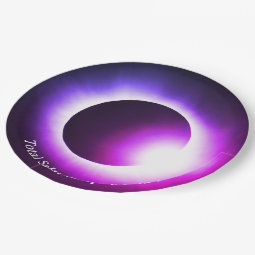Solar eclipse 2024, April 8th Paper Plates | Zazzle