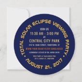 Solar Eclipse | Astronomy Star Party Invitation | Zazzle