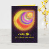 Solar Eclipse Birthday Card | Zazzle