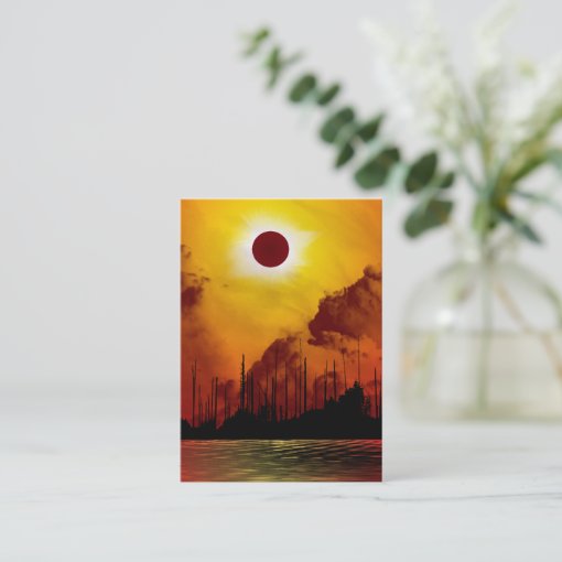 Solar Eclipse Business Card | Zazzle