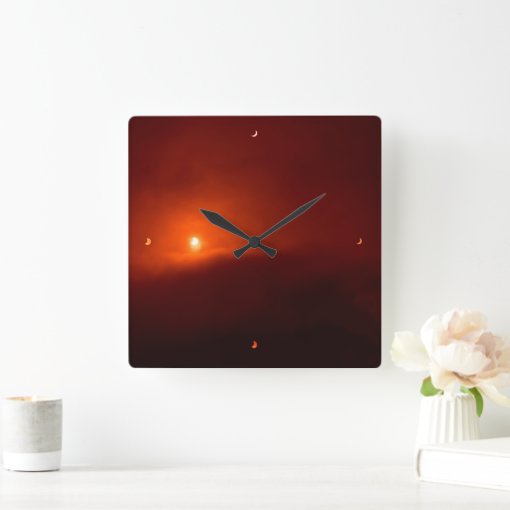 Solar Eclipse Clock | Zazzle