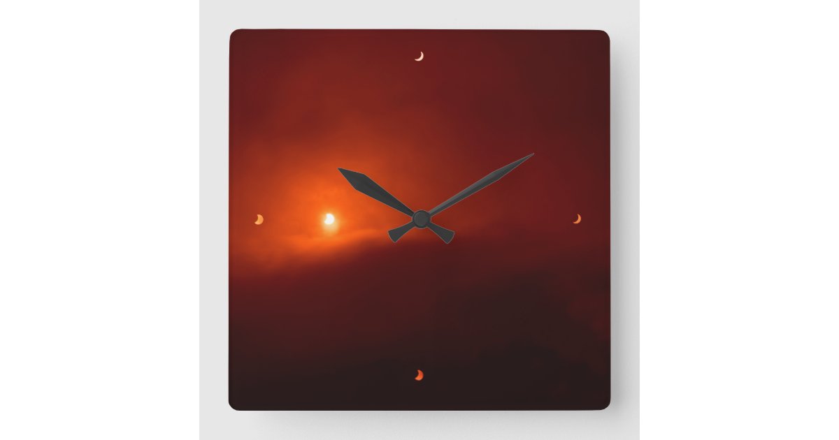 Solar Eclipse Clock | Zazzle