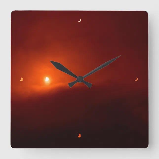Solar Eclipse Clock | Zazzle