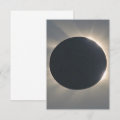 Solar Eclipse Closeup Thank You Card | Zazzle