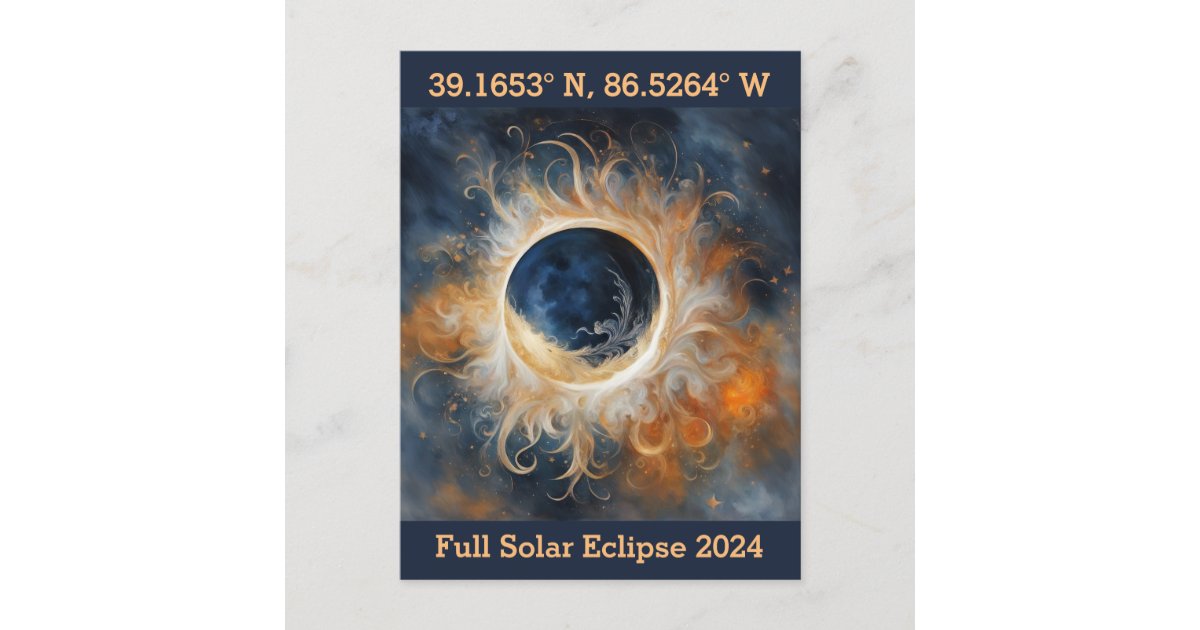 Solar Eclipse Memento Postcard | Zazzle