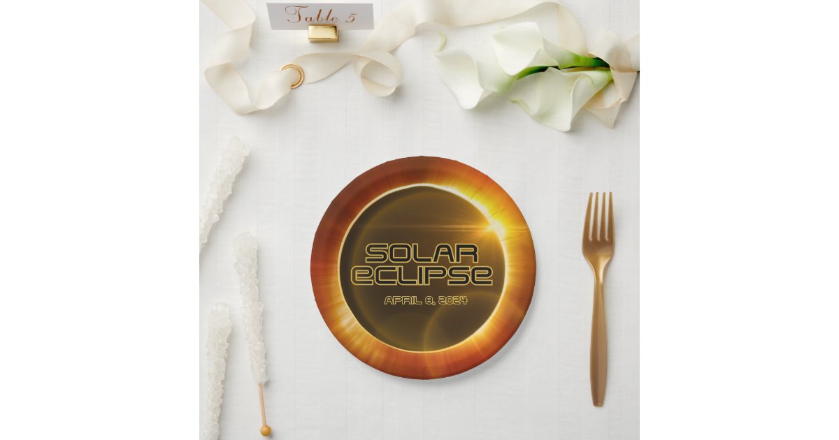 Solar Eclipse Paper Plates | Zazzle