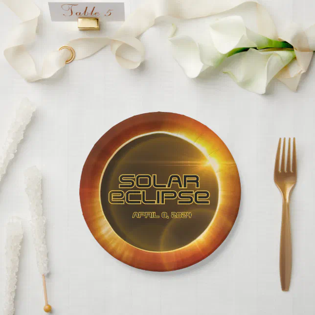 Solar Eclipse Paper Plates | Zazzle