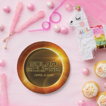 Solar Eclipse Paper Plates | Zazzle