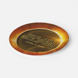 Solar Eclipse Paper Plates | Zazzle