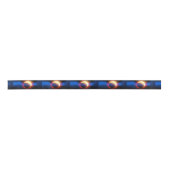 Solar Eclipse Satin Ribbon | Zazzle