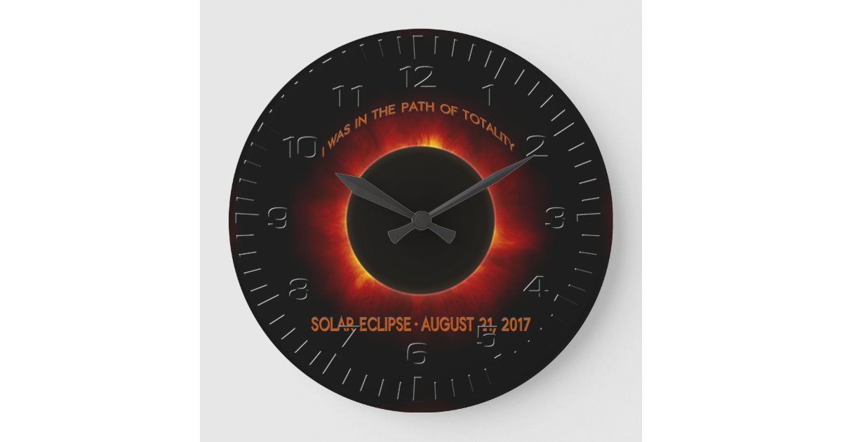 Solar Eclipse Wall Clock | Zazzle