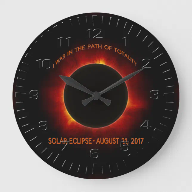 Solar Eclipse Wall Clock | Zazzle