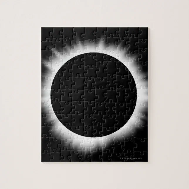 Solar Eclipse with Corona Jigsaw Puzzle | Zazzle